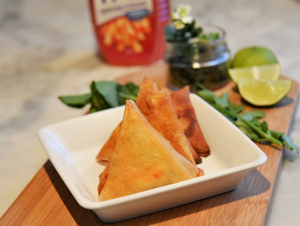 Samosas crevette, menthe et fromage de chèvre frais - Recettes simples ...