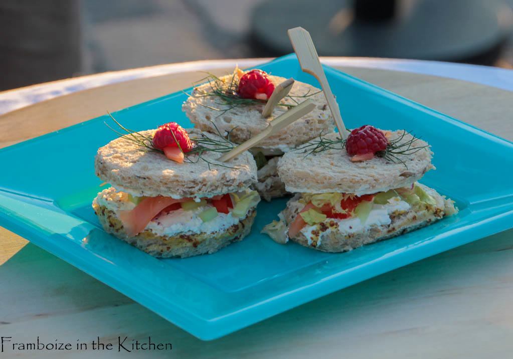 Mini sandwich saumon et fromage fouetté de Mme Loïk - Recettes simples ...