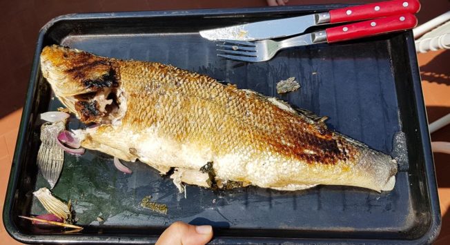 Plancha : Bar au basilic - Recettes simples et faciles de Framboize